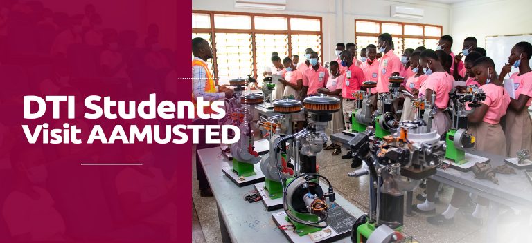 DTI Students Visit AAMUSTED | AAMUSTED