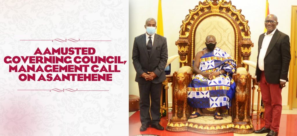 AAMUSTED Governing Council, Management Call on Asantehene | AAMUSTED