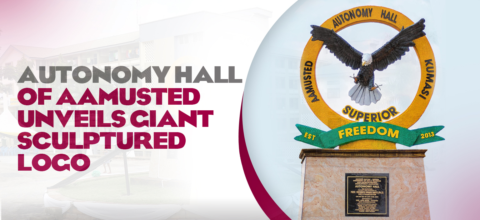 Autonomy Hall Of AAMUSTED Unveils Giant Sculptured Logo AAMUSTED Autonomy Hall Of AAMUSTED Unveils Giant Sculptured Logo AAMUSTED