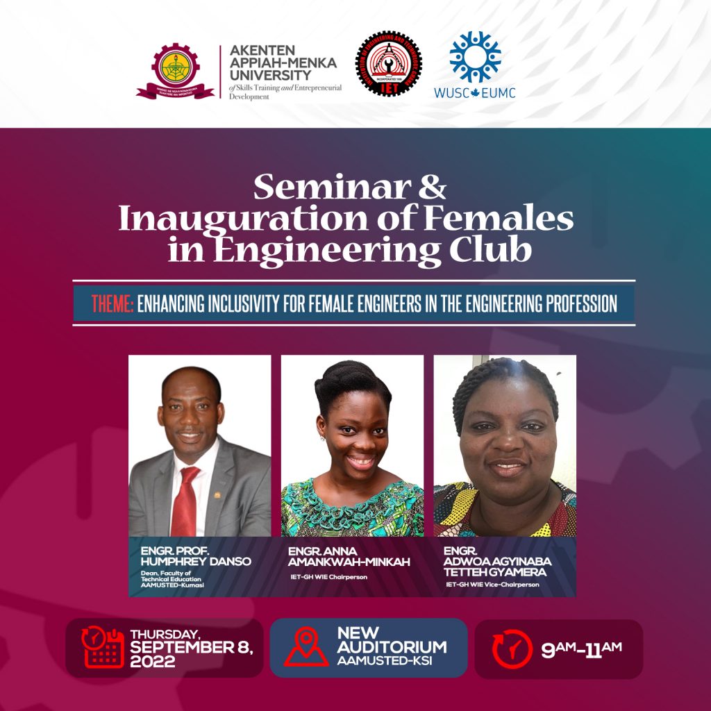 Seminar & Inauguration of Females in Engineering Club | AAMUSTED