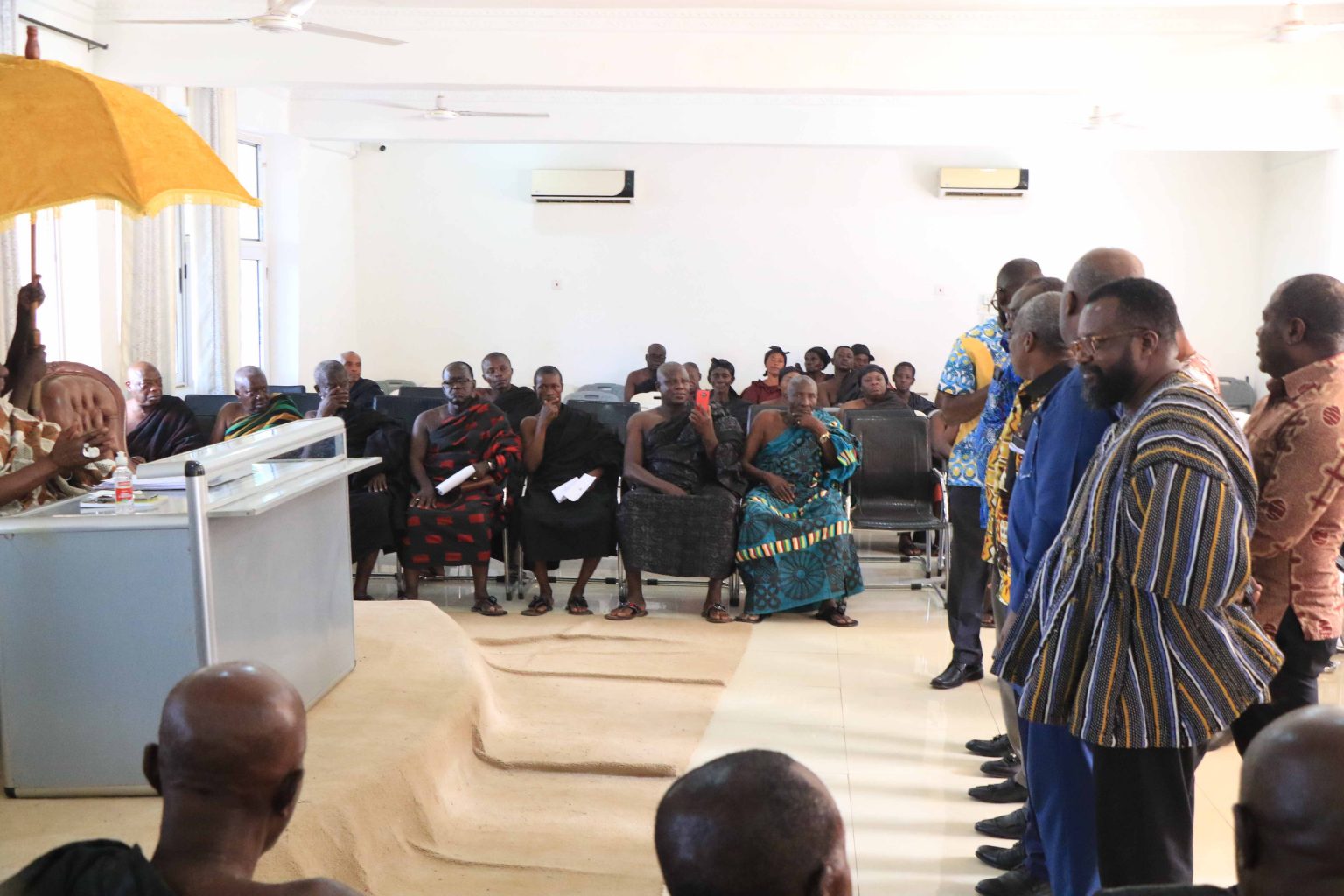AAMUSTED Management Visit Asante Mamponghene | AAMUSTED