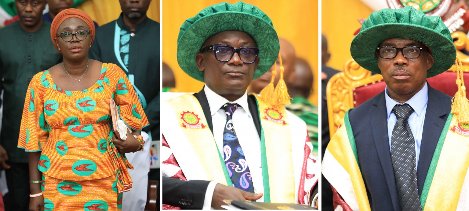 Prof. Sarfo Invested as First Vice-Chancellor of AAMUSTED | AAMUSTED