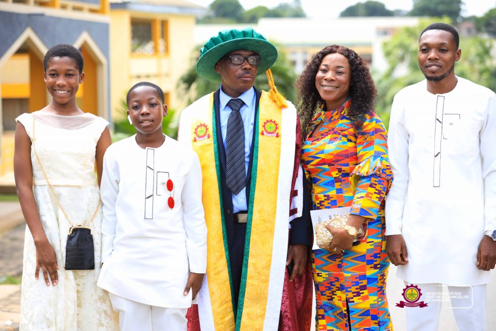 Prof. Sarfo Invested as First Vice-Chancellor of AAMUSTED | AAMUSTED