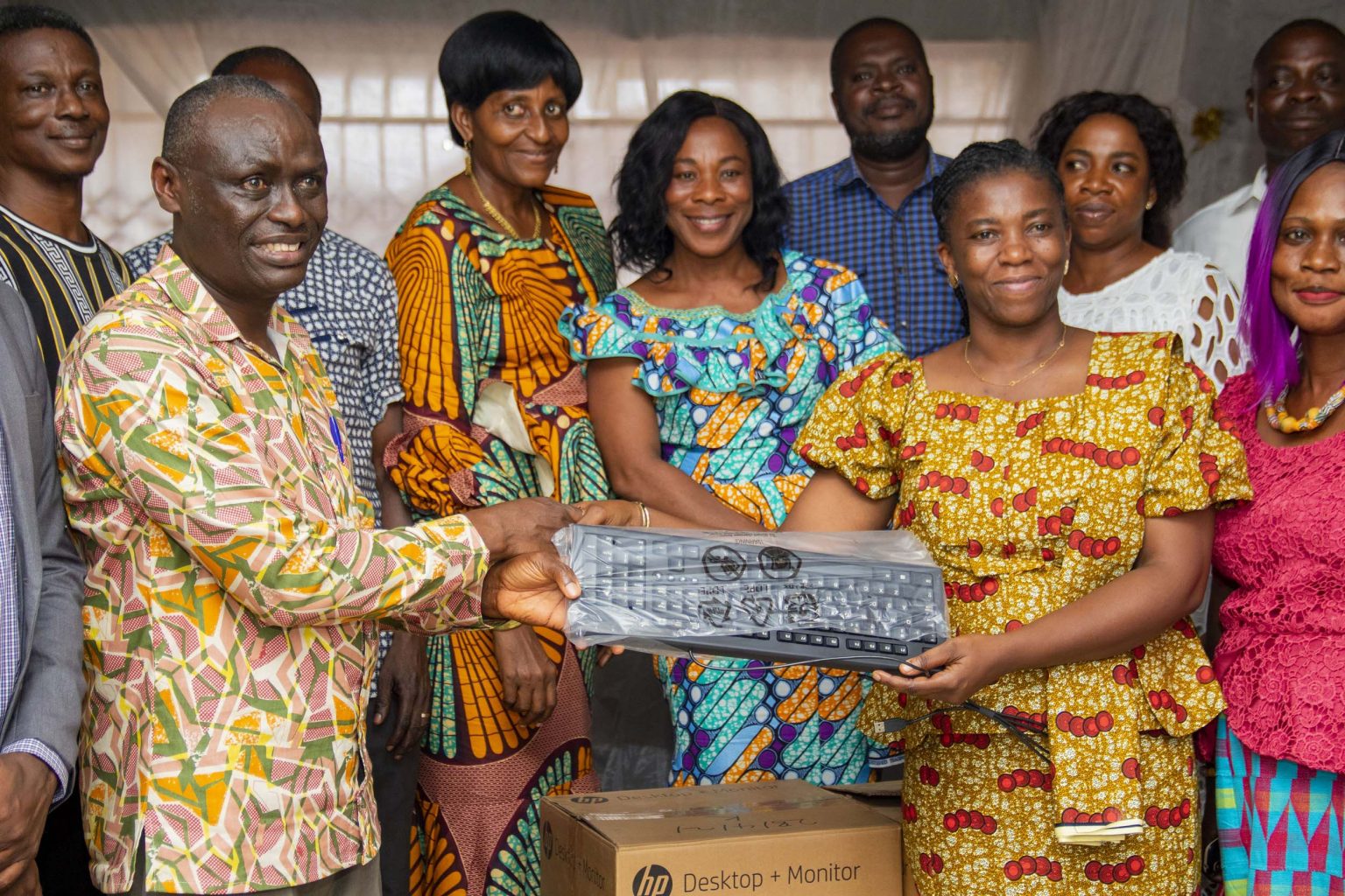 AAMUSTED Donates Computers and Accessories to Tanoso Anglican JHS-A ...
