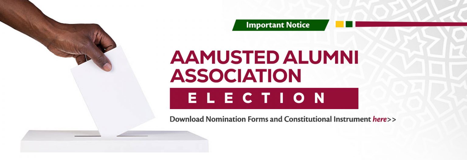AAMUSTED ALUMNI ELECTION, 2025 | AAMUSTED