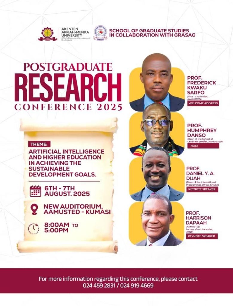 Postgraduate Research Conference 2025 | AAMUSTED