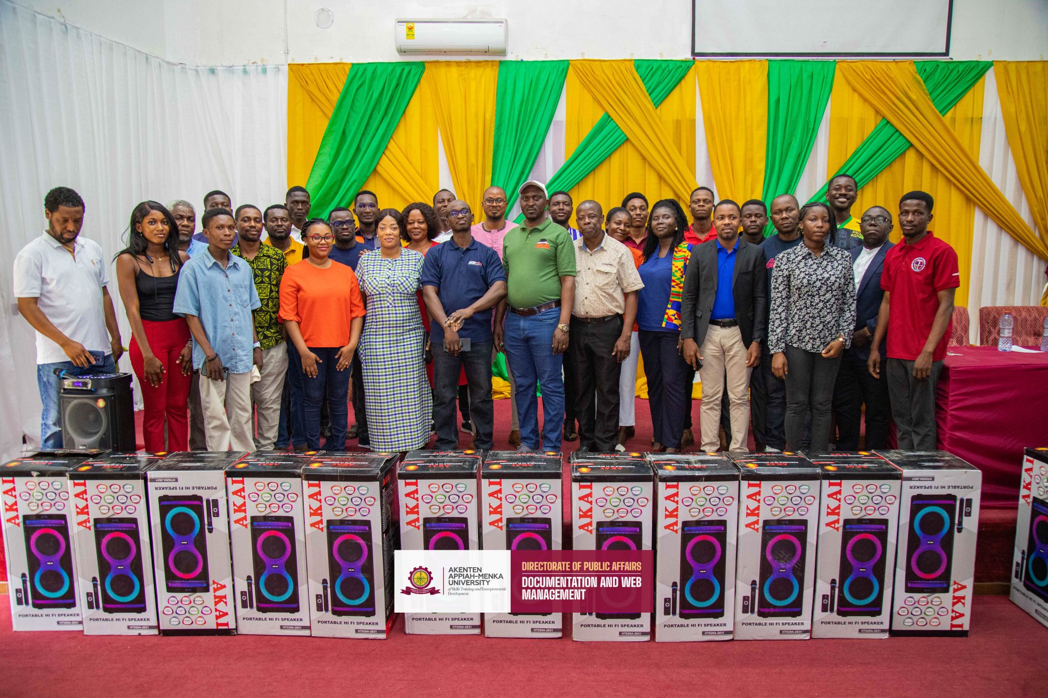 INFOTESS Donates Sound Amplification Equipment to AAMUSTED | AAMUSTED